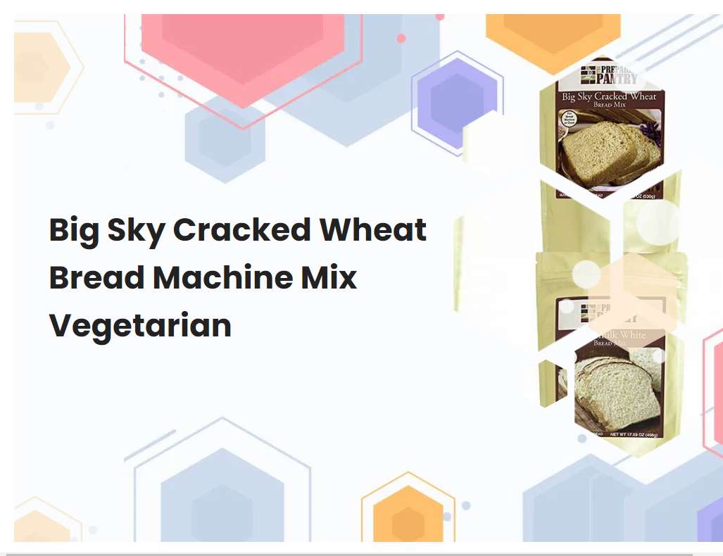Big Sky Cracked Wheat Bread Machine Mix Vegetarian | breadmach.com