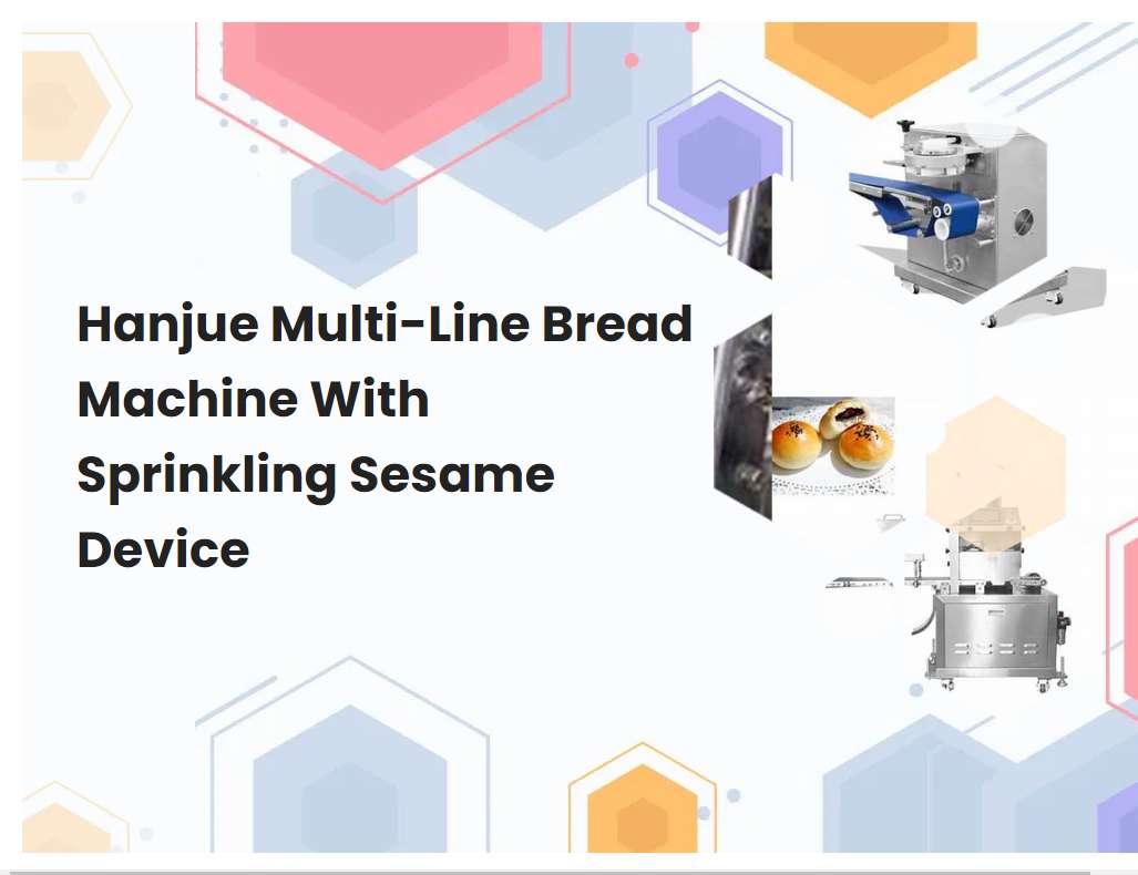 Hanjue Multi-Line Bread Machine With Sprinkling Sesame Device ...